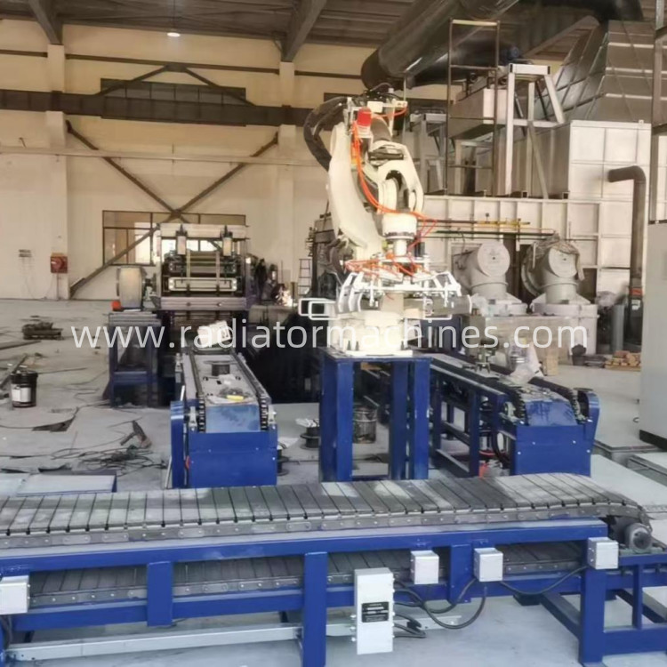 120-200 Kg aluminum ingot casting machine with stacker