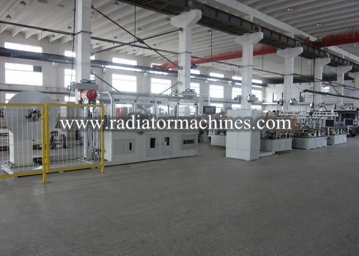 Auto Radiator Fin Machine 5700X1500x2200 Dimension 280m/Min Feeding Speed