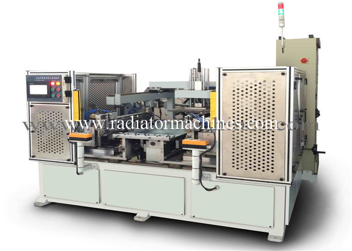 Servo Type Auto Radiator Core Builder Machine With Flaring Function 1-2 Row