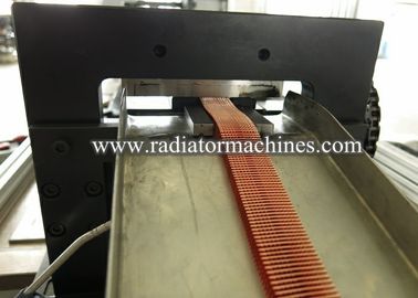 Fully automatic Copper Radiator Fin Forming Machine 100 M/Min Wavy Fin