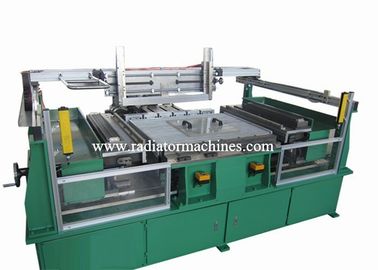 4 Row Aluminum Radiator Core Builder Machine Tube Distribution 1000 * ...