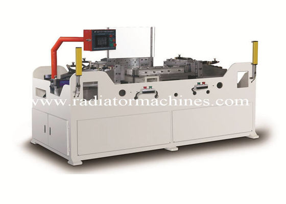 220V 50HZ Aluminum Auto Radiator Core Builder 350-800mm Flat Tube Length