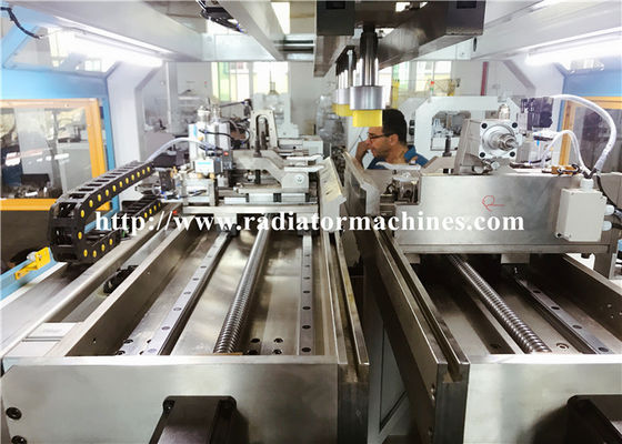 4 Side Radiator Plastic Tank Crimping Machine Hydraulic and Pneumatic