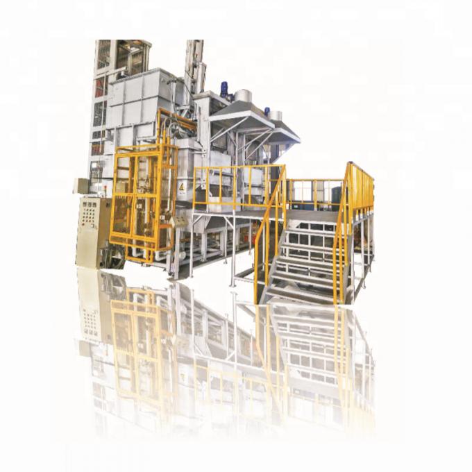 2000kg Rotary Type Metal Melting Machine , Aluminum Scrap Melting Furnace