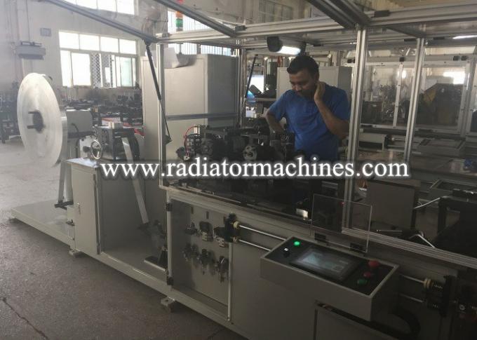 Fully Automatic Aluminum Radiator Fin Machine 100 M/min 25mm Wide