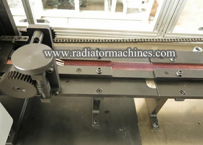 Fully automatic Copper Radiator Fin Forming Machine 100 M/Min Wavy Fin