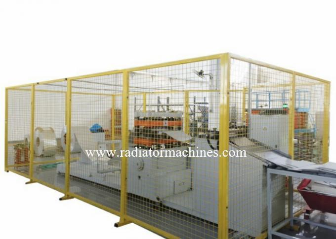 120 SPM Automatic Radiator Flat Top Wavy Fin Making Machine