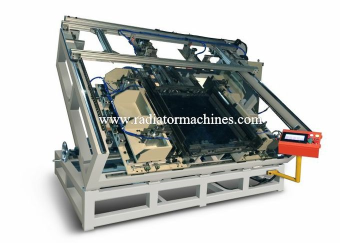 2 Row Radiator Core Builder Machine Hydraulic Type With 2 Years Warranty