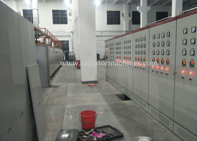 Durable CAB Electric Nocolok Brazing Furnace 1200 - 220 - 12000MM With Gas