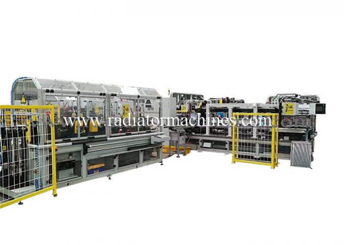 Semi-automatic Aluminum Radiator Core Builder Machine for 1 to 4 Rows
